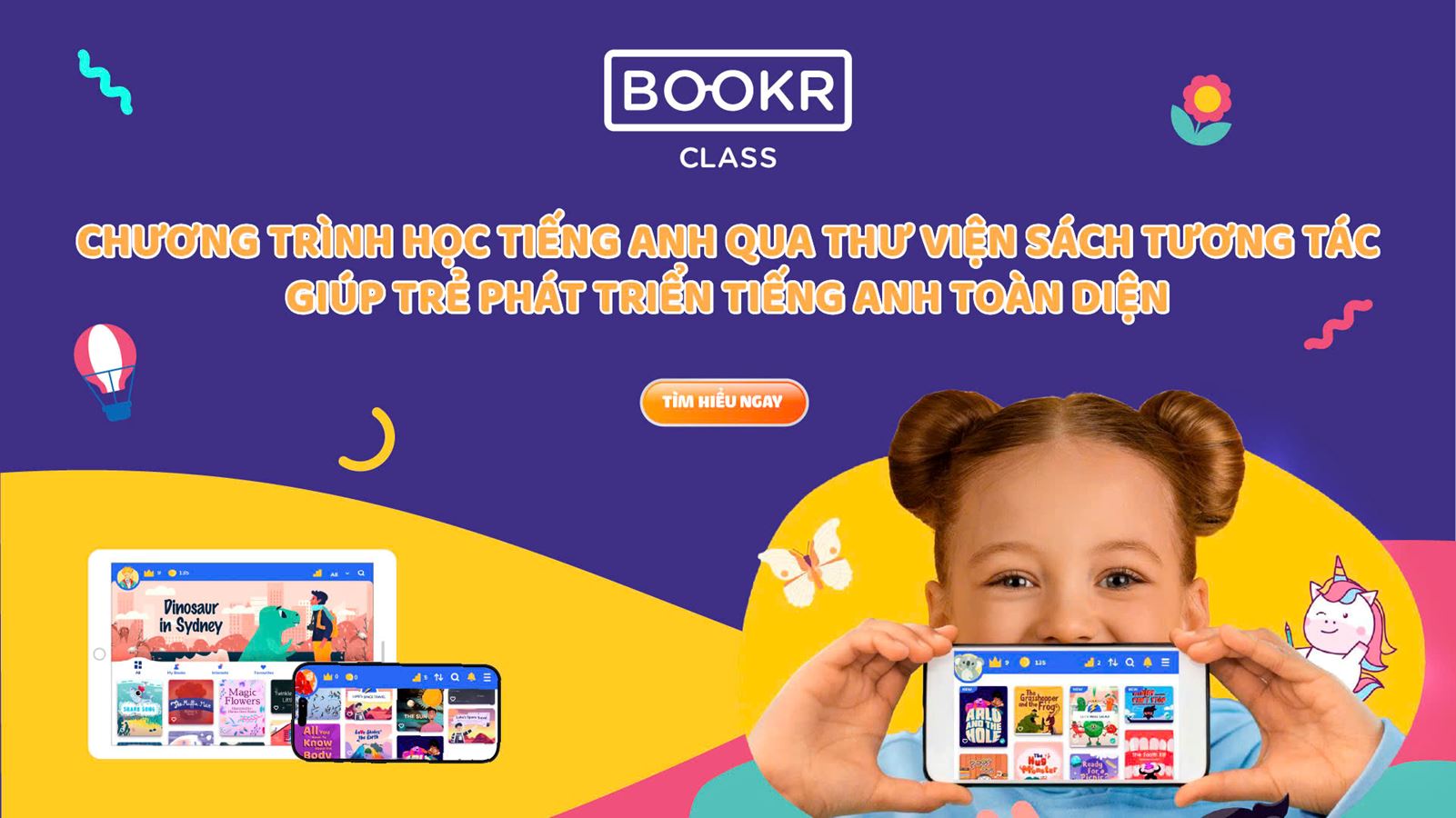 BOOKR Class - Chương trình học tiếng Anh toàn diện dành cho trẻ em